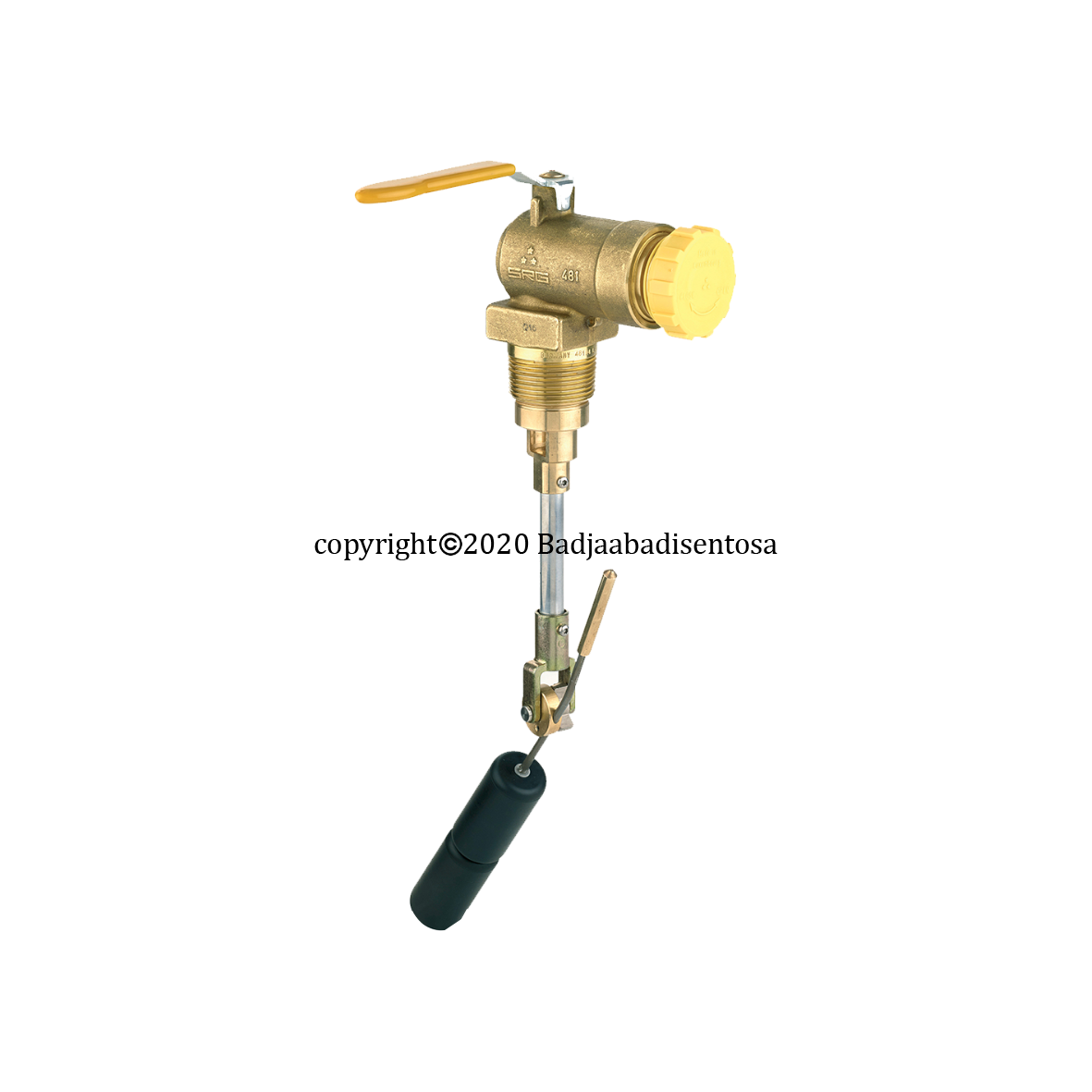Rotarex - Angled Double Back Check Filler valve | Badja Abadi Sentosa